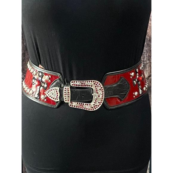 KURTMEN | Accessories | New Kurtmen Cross Belt In Red | Poshmark